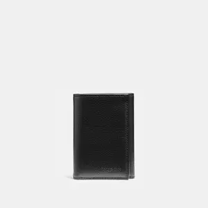 COACH OUTLET Trifold Wallet - Black