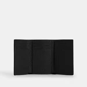 COACH OUTLET Trifold Wallet - Black
