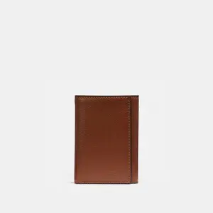 COACH OUTLET Trifold Wallet - Saddle