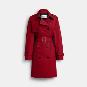 COACH OUTLET Coach Mid Trench Coat - Ruby