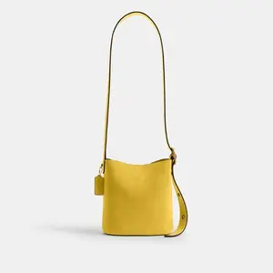COACH OUTLET COACH Bleecker Bucket Bag 21 Brass/yellow
