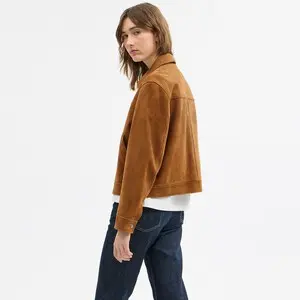 COACH OUTLET Suede Zip-up Jacket
