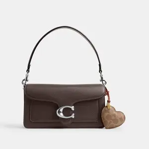 COACH OUTLET Heart Puffy Bag Charm In Signature Canvas