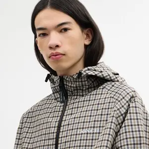 COACH OUTLET Coach Plaid Windbreaker - Beige