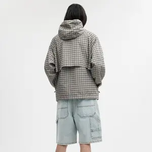 COACH OUTLET Coach Plaid Windbreaker - Beige
