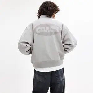 COACH OUTLET Coach Varsity Jacket - Light Grey