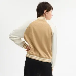 COACH OUTLET Reversible Signature Varsity Jacket - Beige