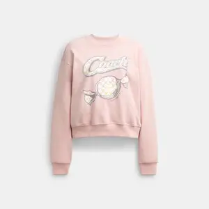 COACH OUTLET Coach Candy Graphic Crewneck Sweater