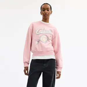 COACH OUTLET Coach Candy Graphic Crewneck Sweater