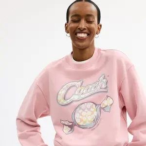 COACH OUTLET Coach Candy Graphic Crewneck Sweater