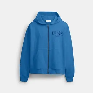 COACH OUTLET Coach Boxy Full Zip Hoodie - High Tide