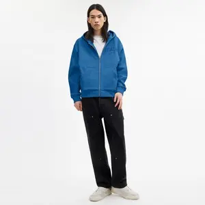 COACH OUTLET Coach Boxy Full Zip Hoodie - High Tide