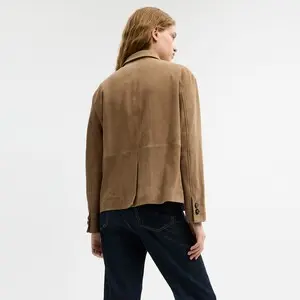 COACH OUTLET Suede Button-front Coat