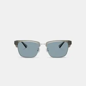 COACH OUTLET Coach Square Frame Sunglasses - Matte Grey