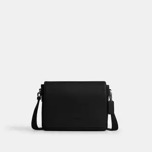COACH OUTLET Coach Jack Messenger Bag Silver/black