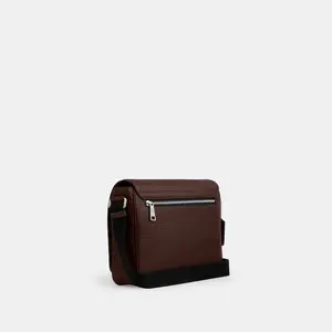COACH OUTLET Coach Jack Messenger Bag - Silver/maple