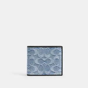 COACH OUTLET Coach 3-in-1 Wallet In Signature Denim - Light Indigo