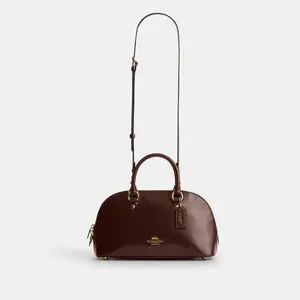 COACH OUTLET Coach Lara Satchel Bag - Gold/maple
