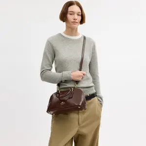 COACH OUTLET Coach Lara Satchel Bag - Gold/maple