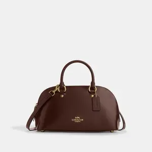 COACH OUTLET Coach Satchel Bag In Shiny Nappa Leather - Gold/maple