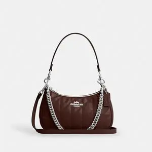 COACH OUTLET COACH Teri Shoulder Bag With Quilting Crinkle Leather/silver/maple