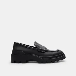 COACH OUTLET Coach Signature Print Loafers