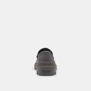 COACH OUTLET Signature Print Loafer - Charcoal