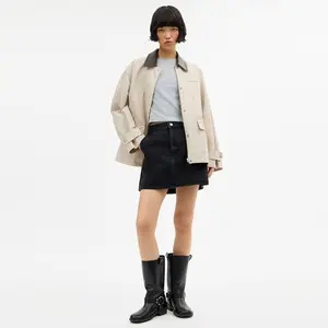 COACH OUTLET Coach Waxed Country Jacket With Leather Details