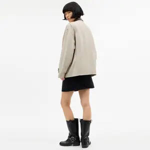 COACH OUTLET Coach Waxed Country Jacket With Leather Details