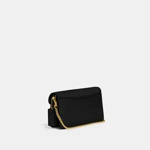 COACH OUTLET Coach Tabby Chain Clutch In Polished Pebble Leather - Brass/black
