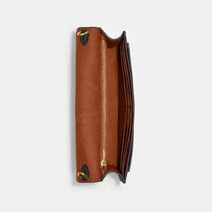 COACH OUTLET Coach Tabby Chain Clutch In Polished Pebble Leather - Brass/black