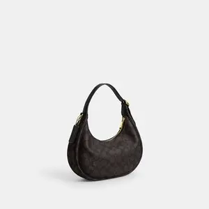 COACH OUTLET Emily Shoulder Bag In Signature Canvas - Gold/walnut/black