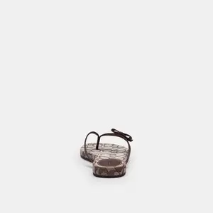 COACH OUTLET Bow Flip Flop In Signature Jacquard
