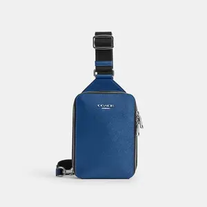 COACH OUTLET Ray Pack Crossbody Bag - Silver/true Blue