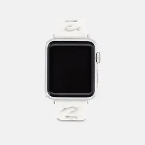 COACH OUTLET Apple Watch Strap 38mm And 41mm - White