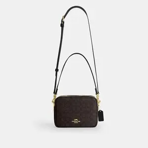 COACH OUTLET Coach Carey Crossbody Bag - Gold/walnut/black
