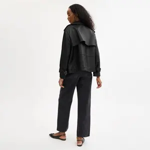 COACH OUTLET Coach Leather Trench Coat