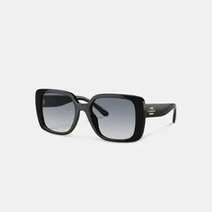 COACH OUTLET Coach Oversized Square Frame Sunglasses - Black