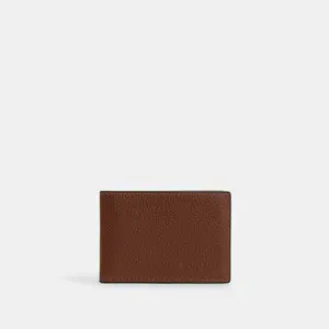 COACH OUTLET Compact Billfold Wallet - Saddle