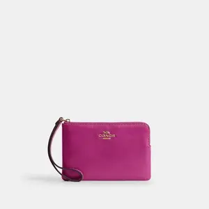 COACH OUTLET Corner Zip Wristlet Im/magenta