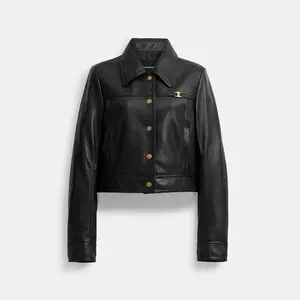 COACH OUTLET Heritage C Snap Front Shrunken Jacket