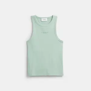 COACH OUTLET COACH Ribbed Tank Top Mint