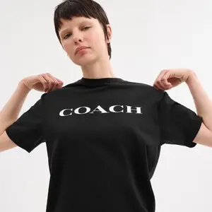 COACH OUTLET Coach Organic Cotton T-shirt - Black