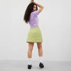 COACHTOPIA Loop Quilted Heart Mini Skirt
