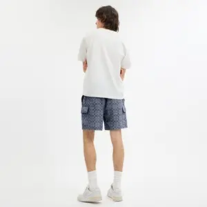 COACH OUTLET Coach Signature Camp Shorts - Navy
