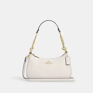 COACH OUTLET Teri Shoulder Bag In Refined Pebble Leather - Gold/chalk