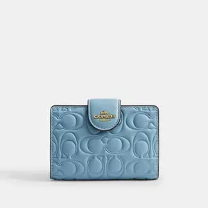 COACH OUTLET Medium Corner Zip Wallet In Signature Leather