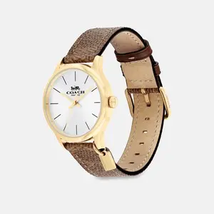 COACH OUTLET Coach Ruby 32mm Watch - Khaki