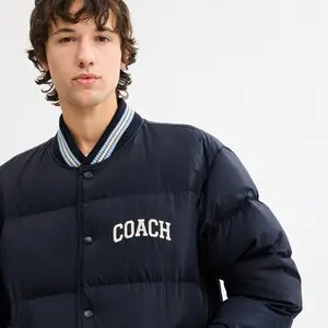 COACH OUTLET Coach Varsity Down Jacket In Recycled Polyester