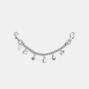 COACH OUTLET Coach Silver Swagger Chain With Charms - Silver/silver